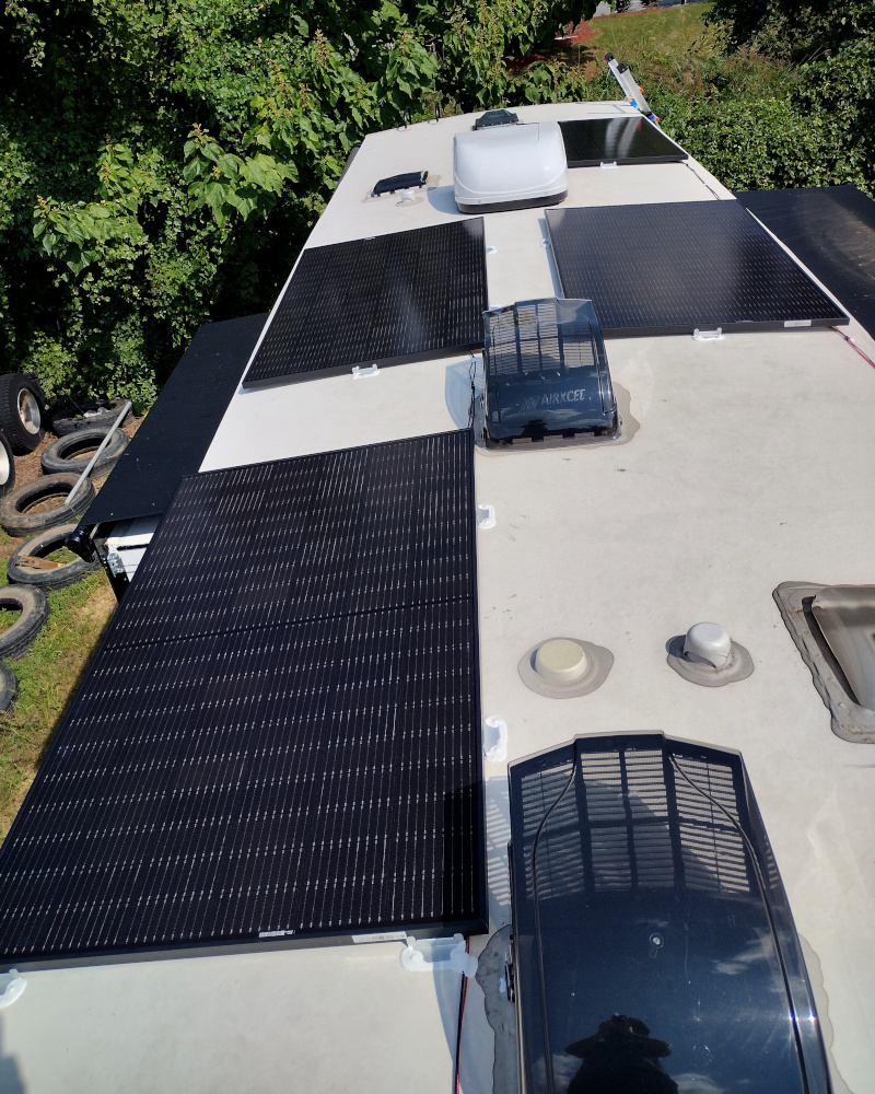 Mobile RV Solar Installation Gallery