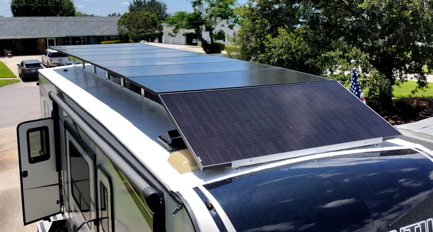 Mobile RV Solar Installation Gallery
