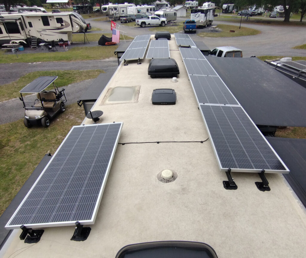 Mobile RV Solar Installation Gallery